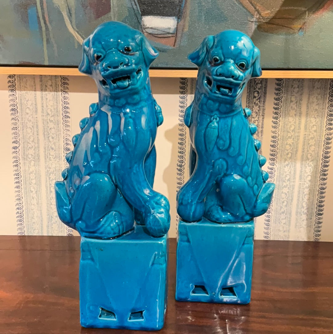 Pair of Ming Oriental Fu Dogs – Kit & Caboodle NZ